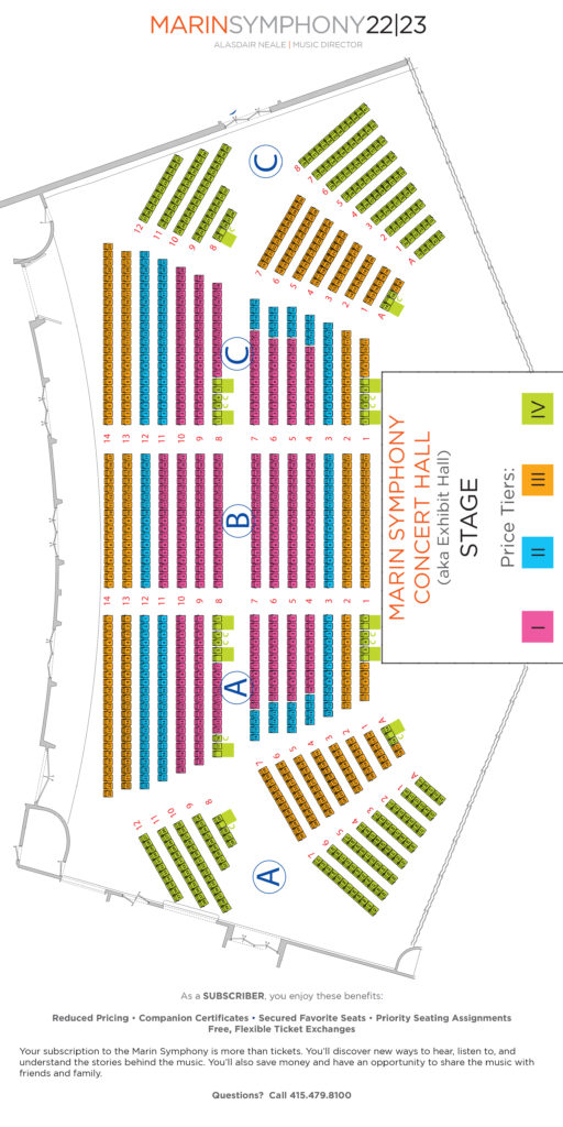 22-23 Seating Chart - Marin Symphony